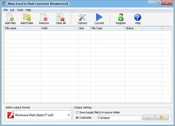 How To Convert From MS Excel XLS XLSX XLSM To SWF Flash Video 